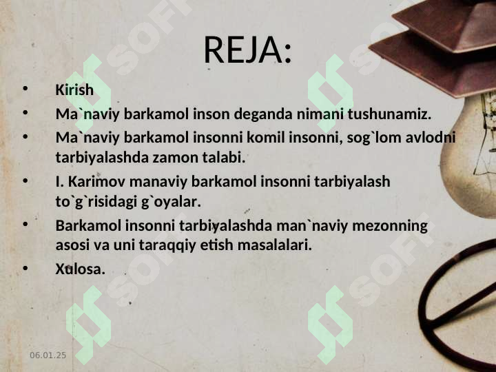 Barkamol inson tarbiyasi
