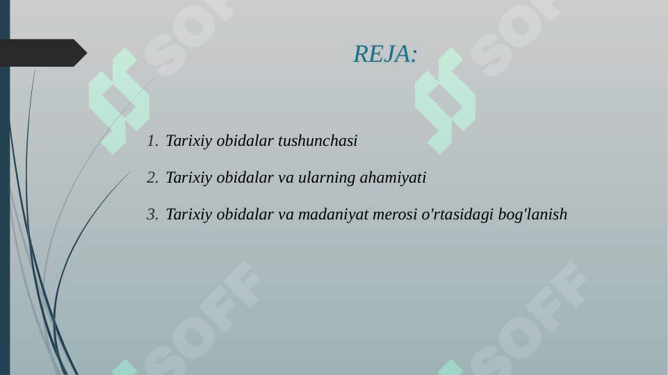 TARIXIY OBIDALAR