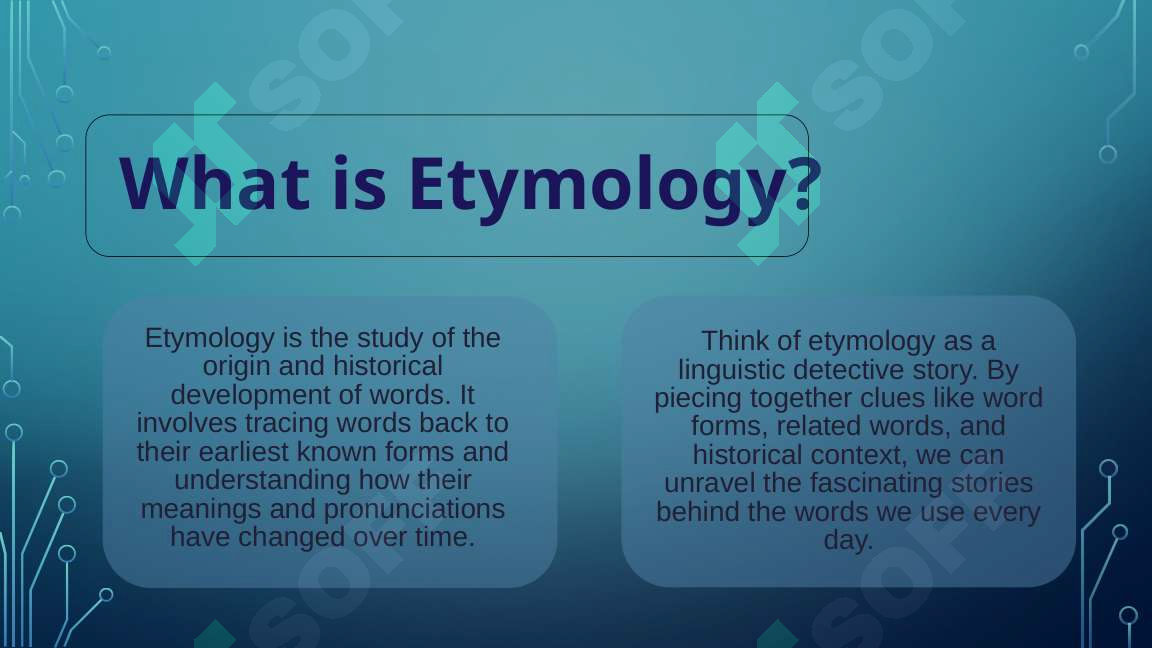 The Fascinating World of Etymology