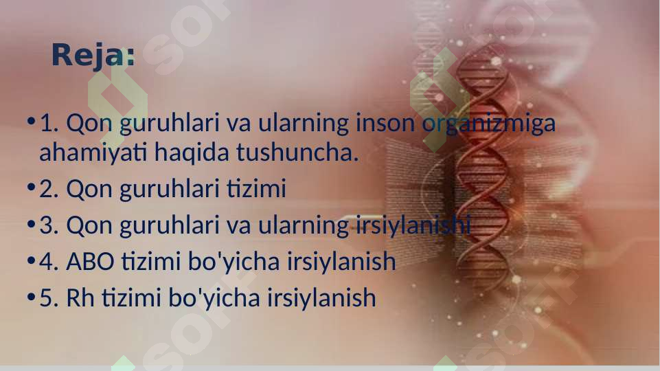 Odamlarda qon guruhlarini irsiylanishi