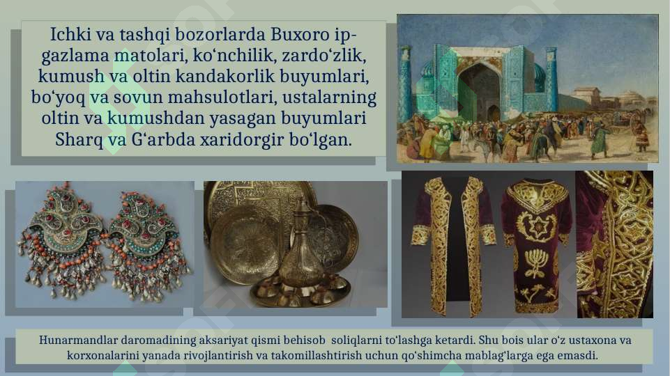 XIX asr ikkinchi yarmi-XX asr boshlarida Buxoro amirligi, Xiva xonligi ...