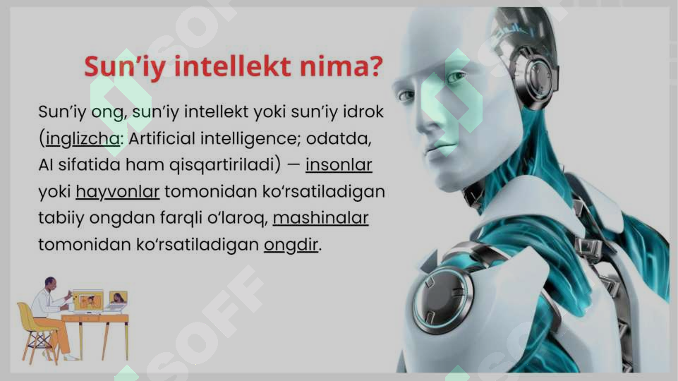 Sun'iy intellekt haqida taqdimot