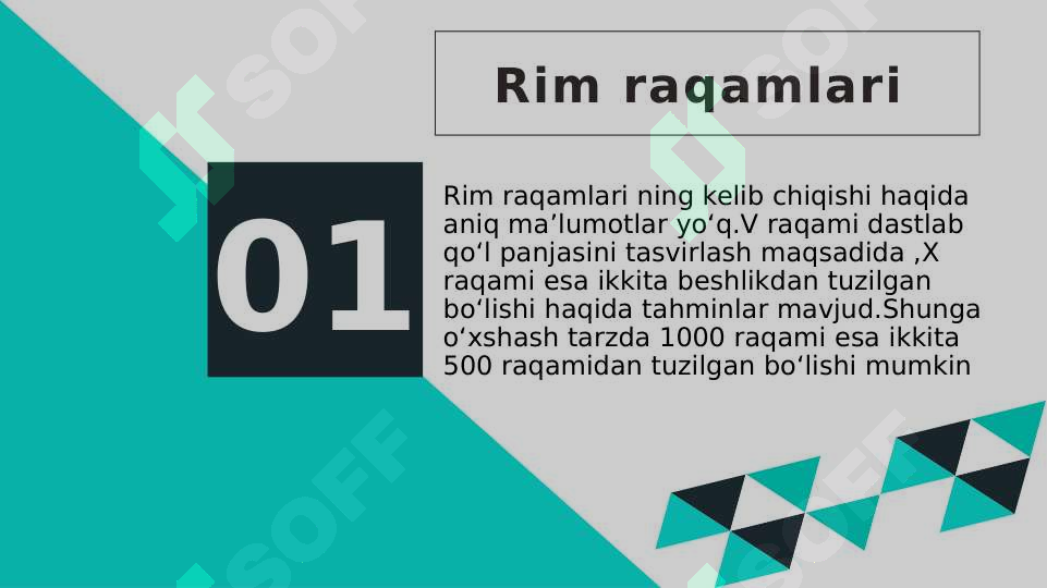 Rim raqamlari va Rim kalendari