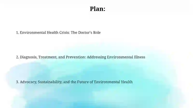 Environmental Health Crisis: The Doctor's Role